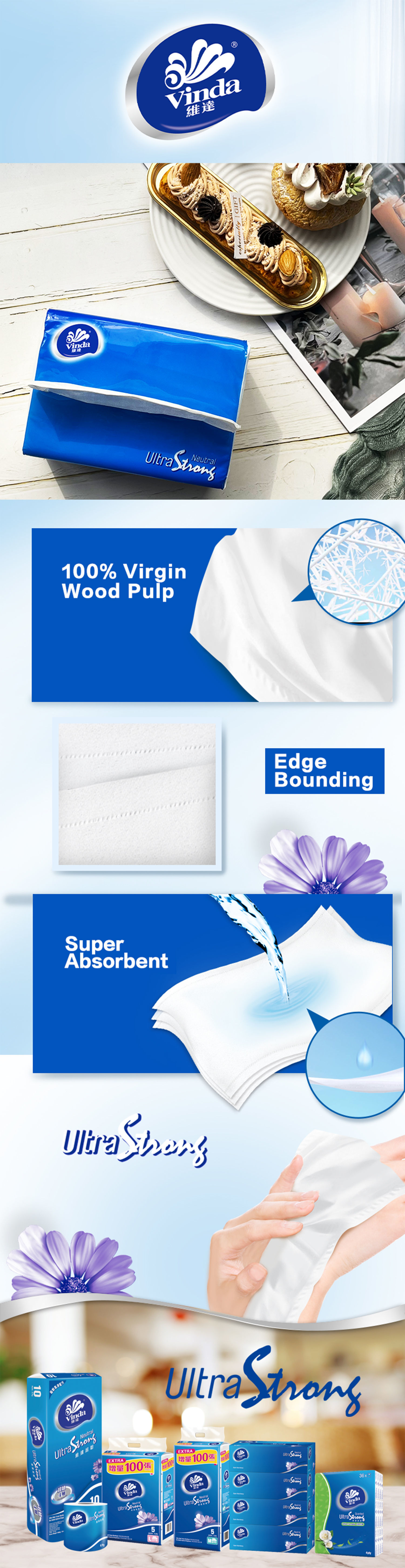 Buy Wholesale China Tissue Facial Tissue Travel Tissue Pocket Tissue ...