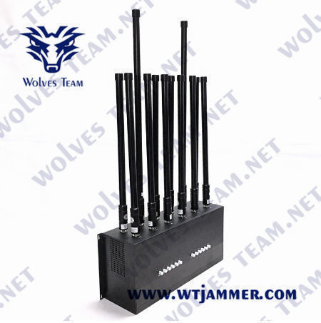 Oem High Power Wifi Gps 3g 4g 5g Cell Phone Signal Jammer 12 Channels ...