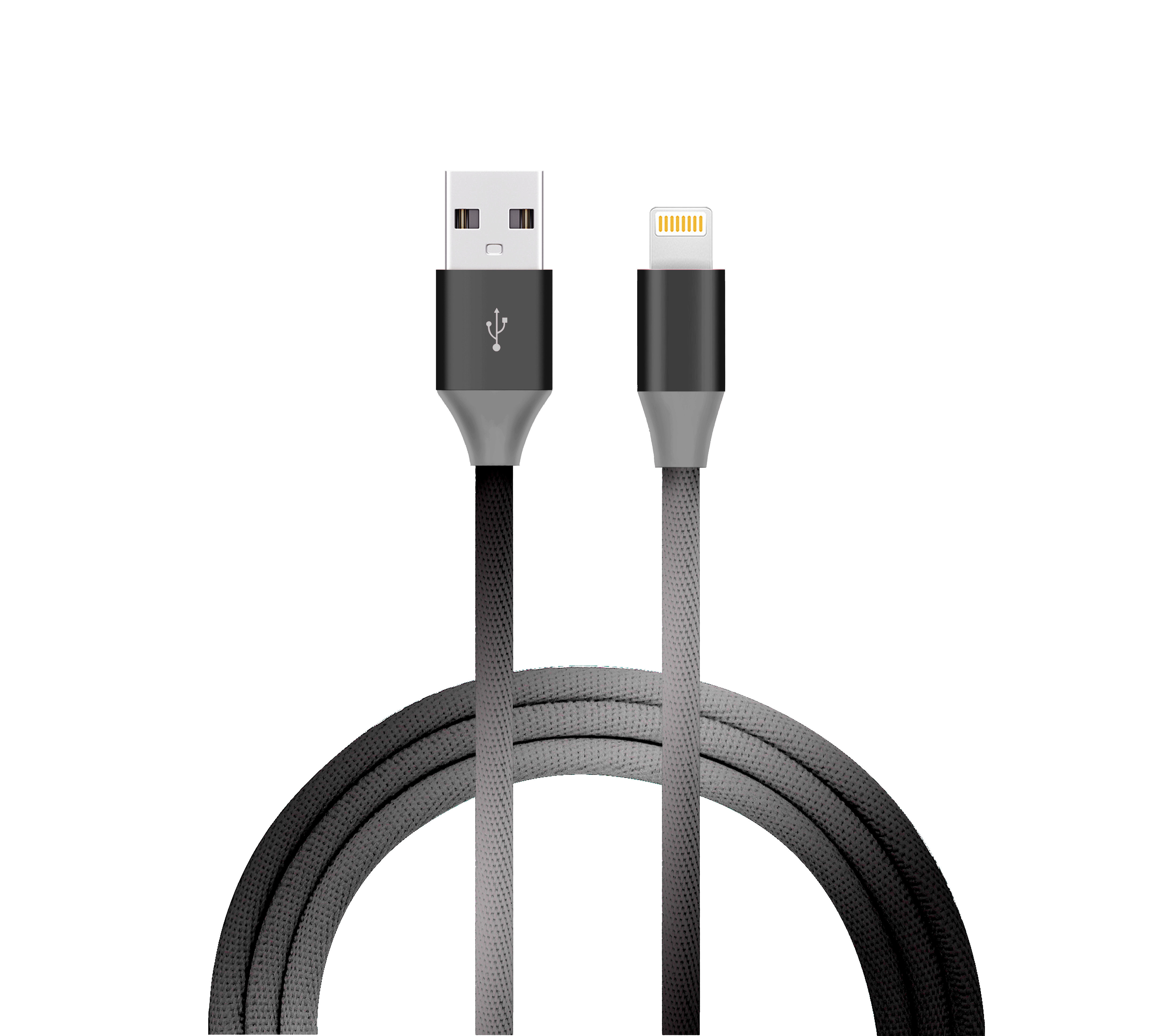 High Stretch Yarn Braided Charging Cable Usb A To Type-c Lightning ...