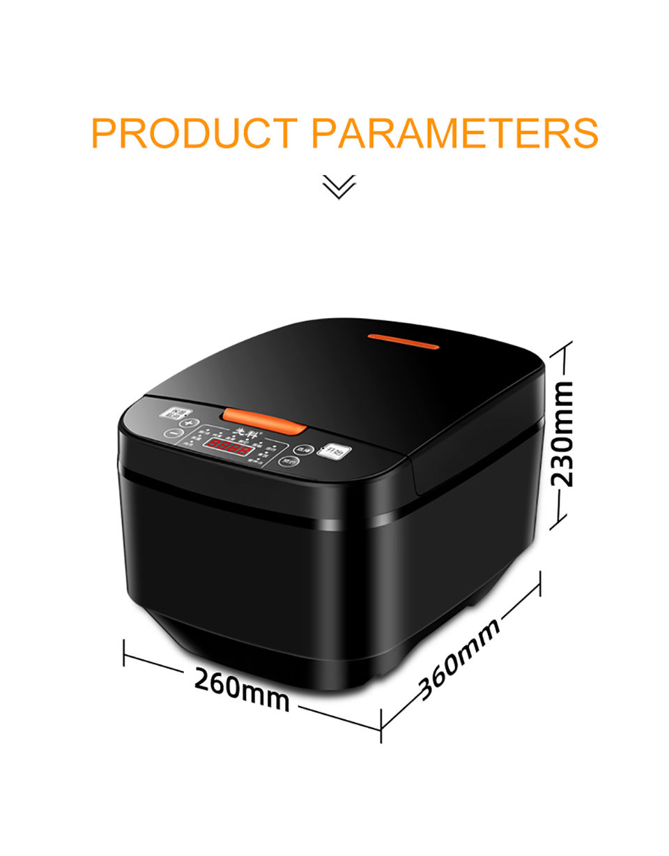 5l Smart Multi-function Automatic Electric Digital Keep Warm Rice ...