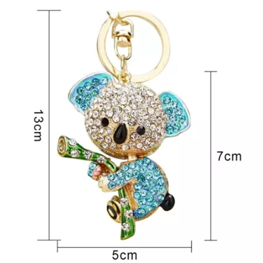 Buy China Wholesale Koala Keychains Bling Diamond Crystal Rhinestone ...