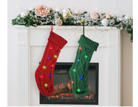 Buy Wholesale China Led Lighted Christmas Garter Lights Gift Bag ...