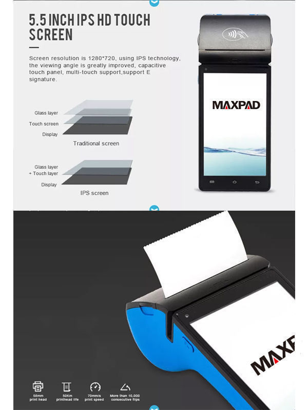 Wholesale Handheld Pos Terminals Mobile Pos Terminal Blue Tooth Pos ...