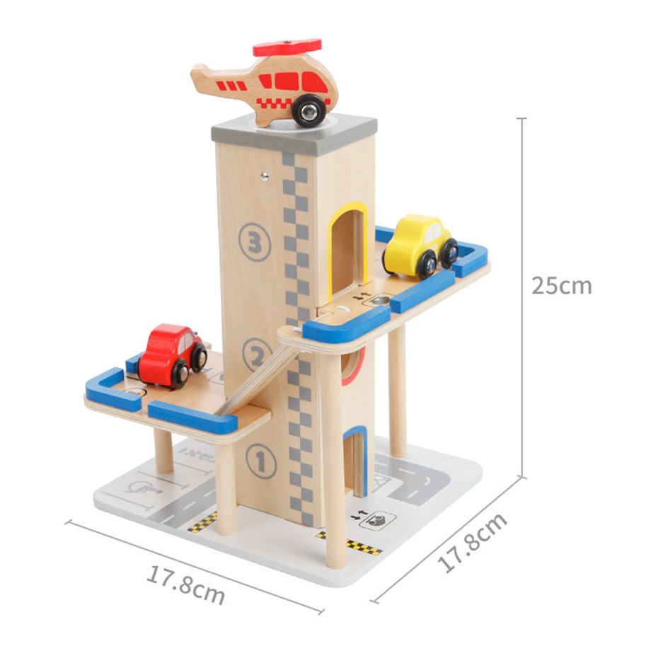 Kids Assemble Parking Tower Toy Pretend Play Mini Model Building ...