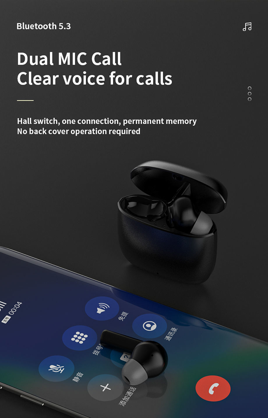 Buy Wholesale China Newly Private Enc Noise-cancelling Tws Wireless In ...