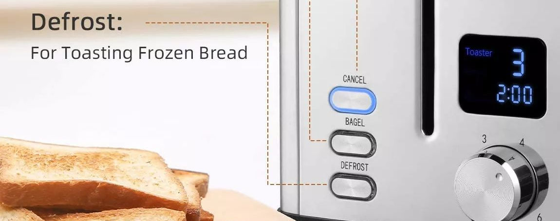 Buy Wholesale China 2021 Digital Bread Toaster Digital Led Display ...