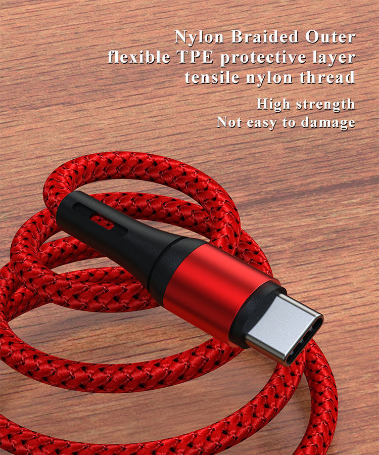 Buy Wholesale China Wholesales Data Cable 2.0 Nylon Braided Usb A To C ...