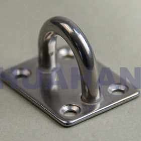 Stainless Steel Square Eye Plate With 2 Holes, Aisi 304 Or 316 Standard ...