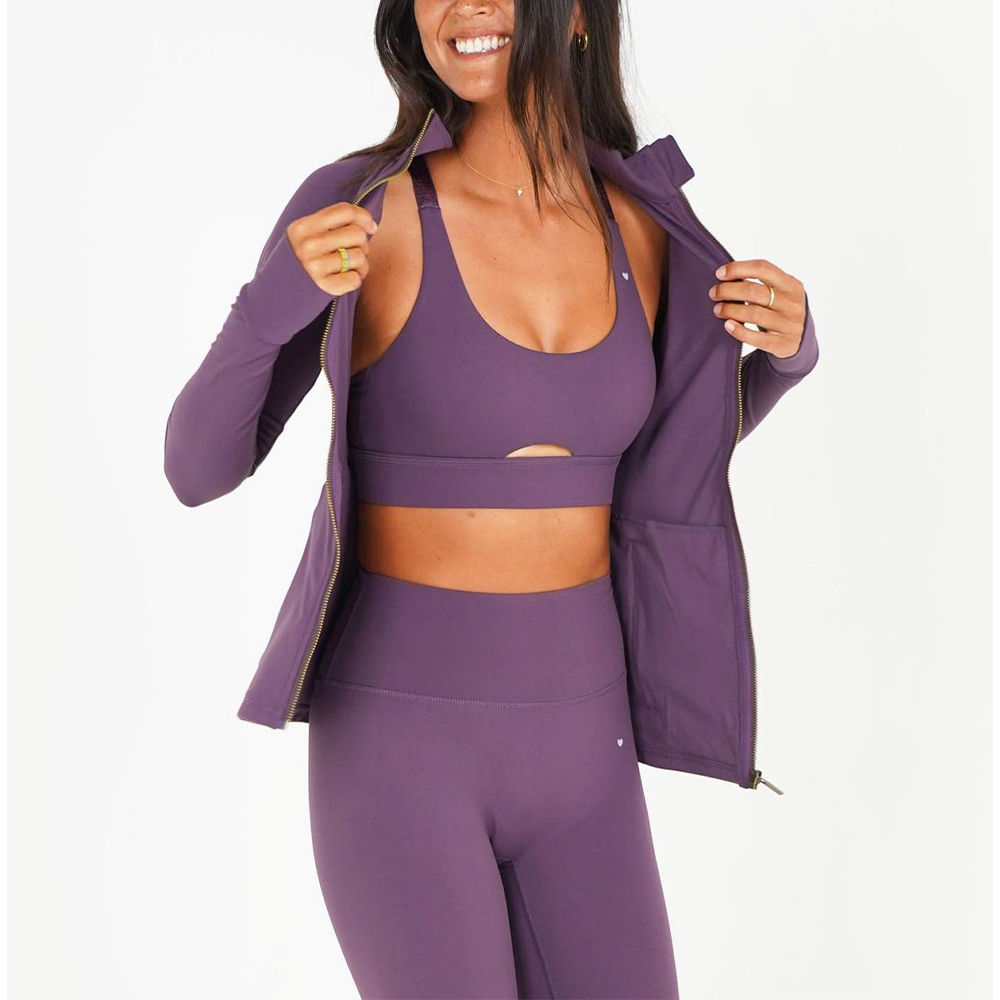 Buy Wholesale China Active Jacket Sets High Quality Active Wear Running ...