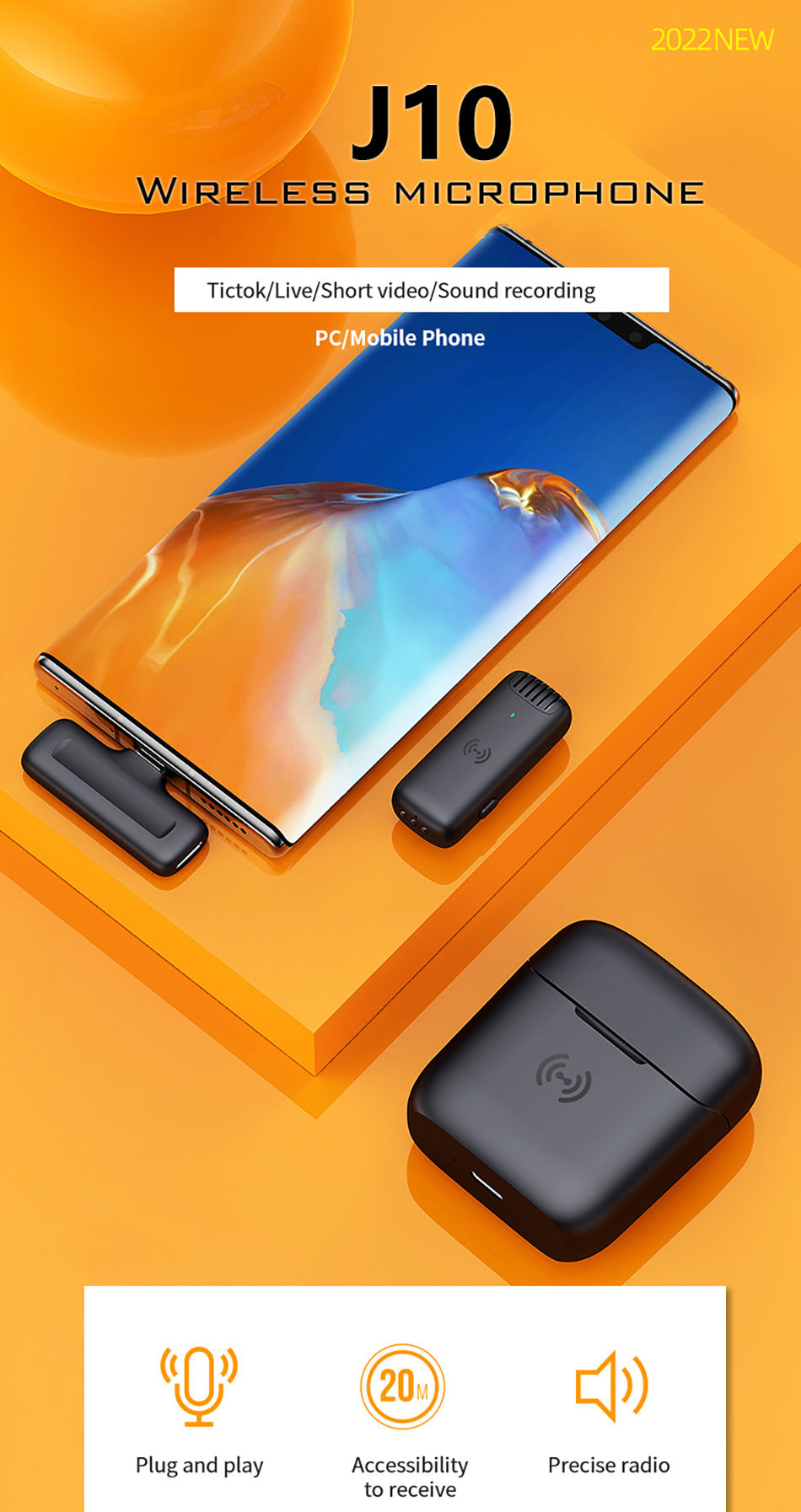 Low Price Professional Wireless Lavalier Interview Wireless Microphone ...