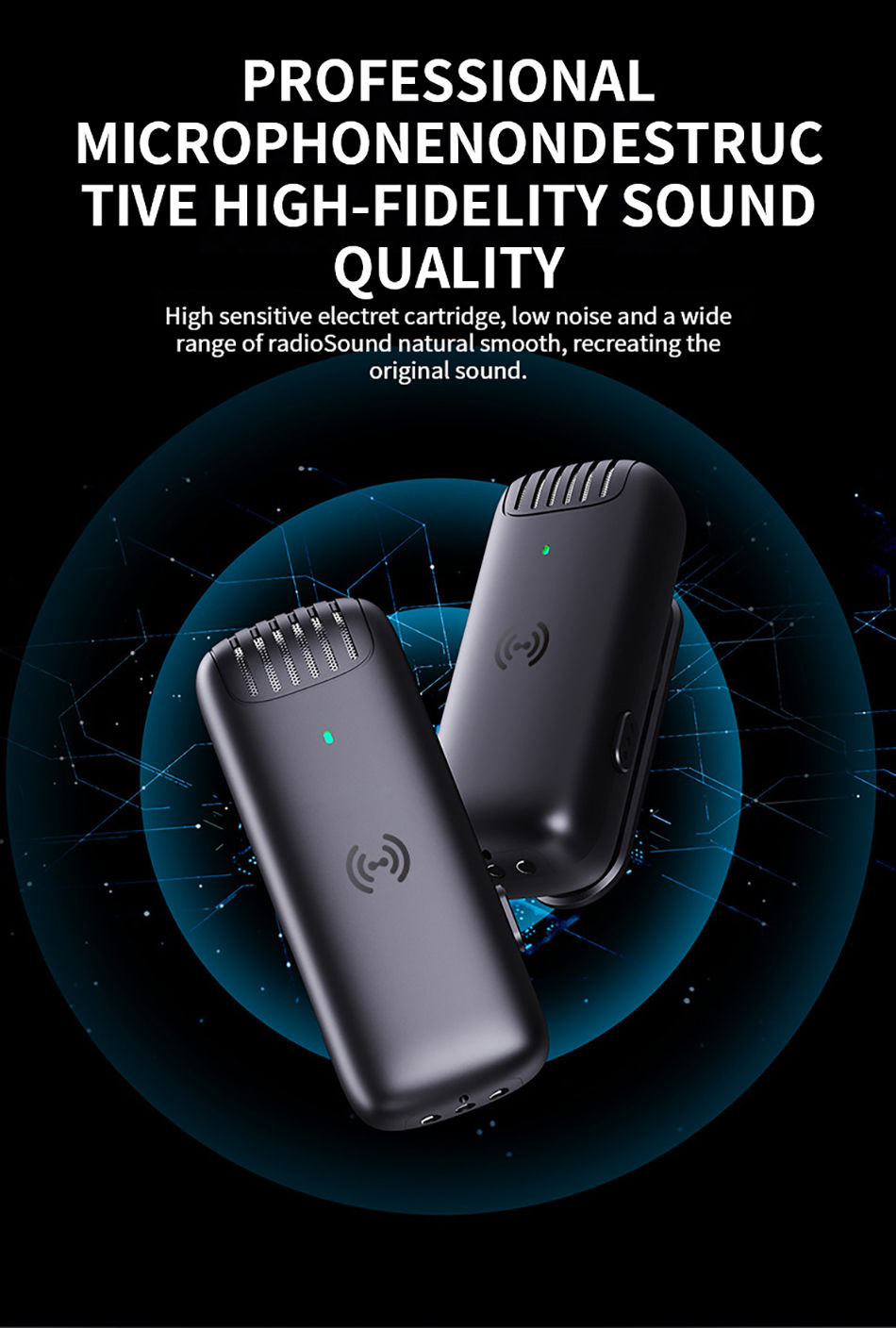 Low Price Professional Wireless Lavalier Interview Wireless Microphone ...