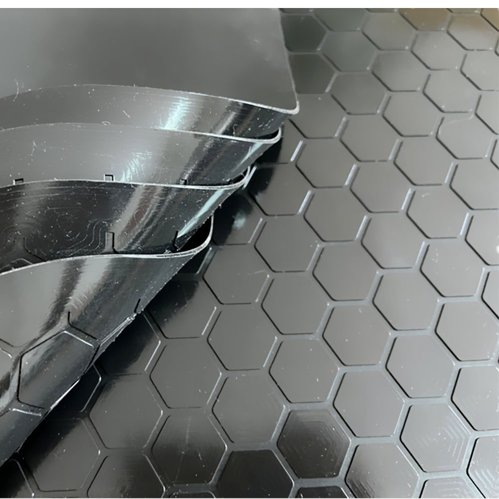 Buy Wholesale China Custom Die Cut Black Anti Slip Hexagon Pattern ...