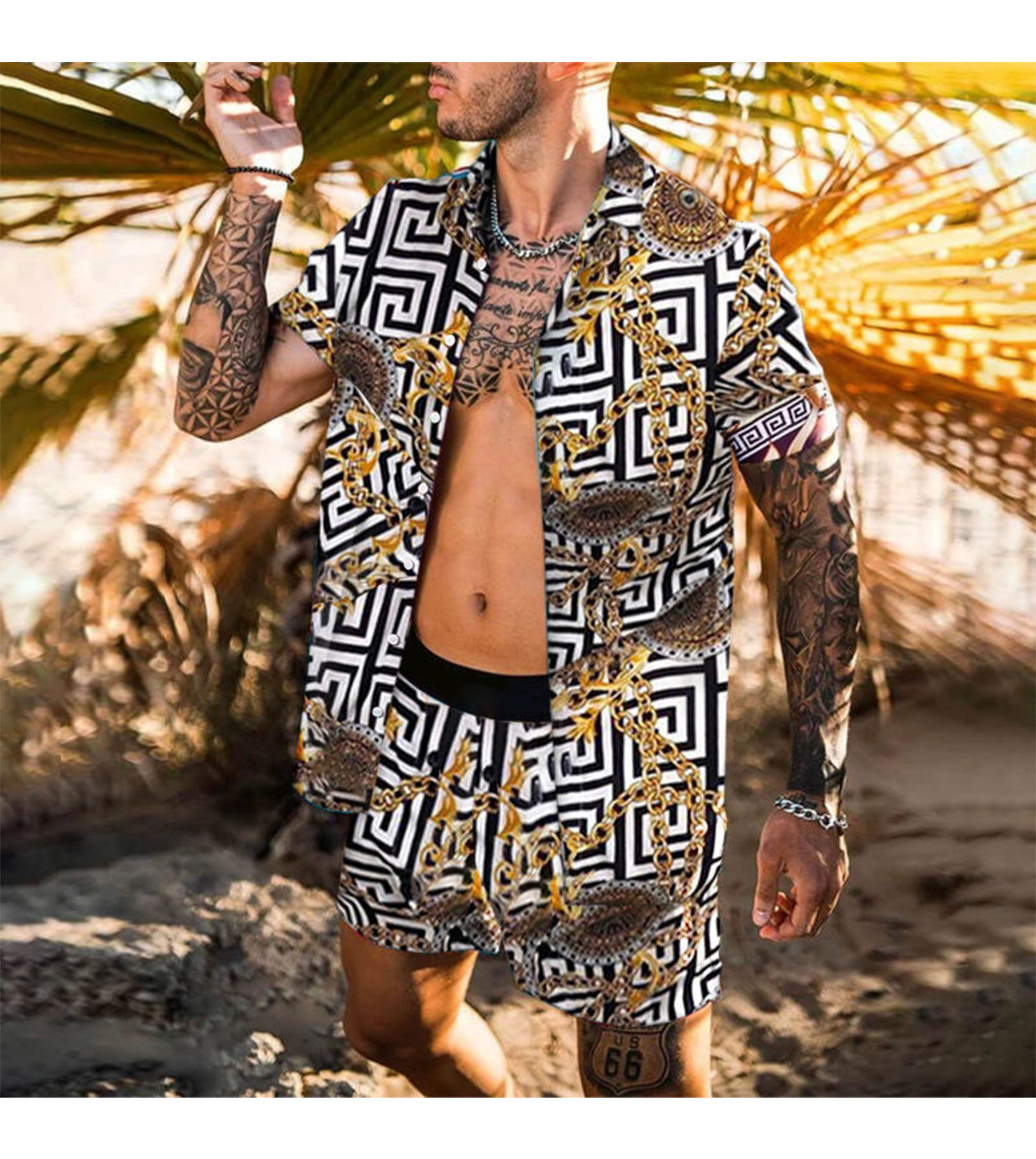Buy Wholesale China High Quality Custom Two Piece Short Baggy Beach ...