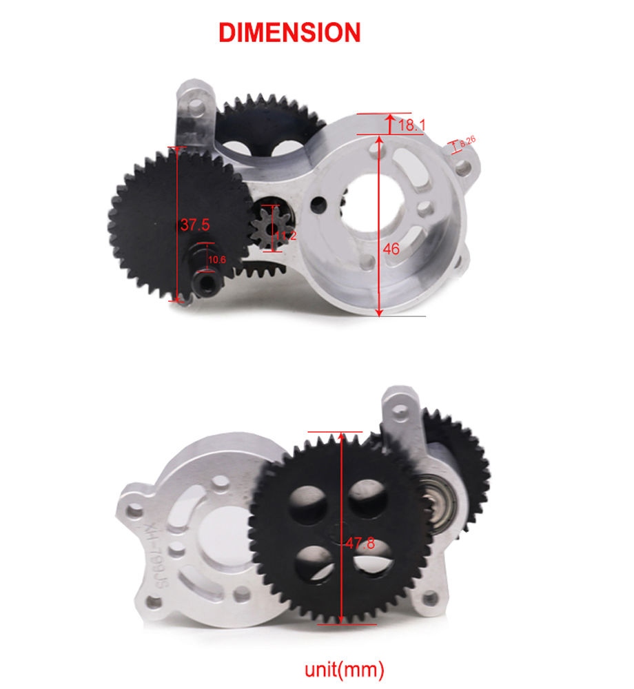 Buy Wholesale China Electric Toy Car Gearbox Xh-799 Reducer Gear For Transmission System ...