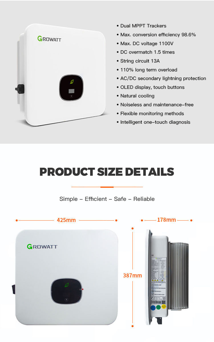 Buy Wholesale China In Stock Growatt Inverter Mod 3-15kw 3 Phase ...