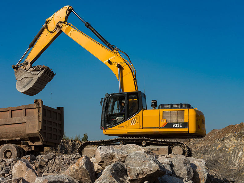 Tailless Mini 4 Ton Excavator 9035e Liugong Mini Digger With Hammer ...