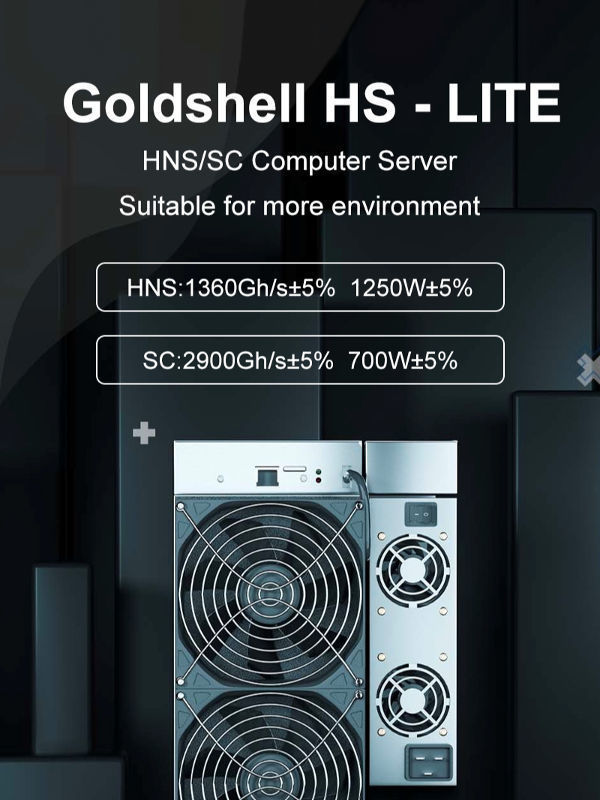 Buy Wholesale China Double Algorithm Goldshell Hs-lite Hns 1360gh Sc ...