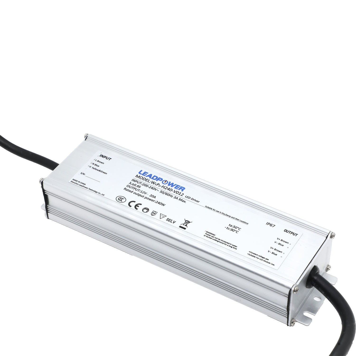 Buy Wholesale China 10a 24vdc 240 Watt Dc 24 Volt 10 Amps Ac To Dc Cv 240w 24v Ip67 Waterproof ...