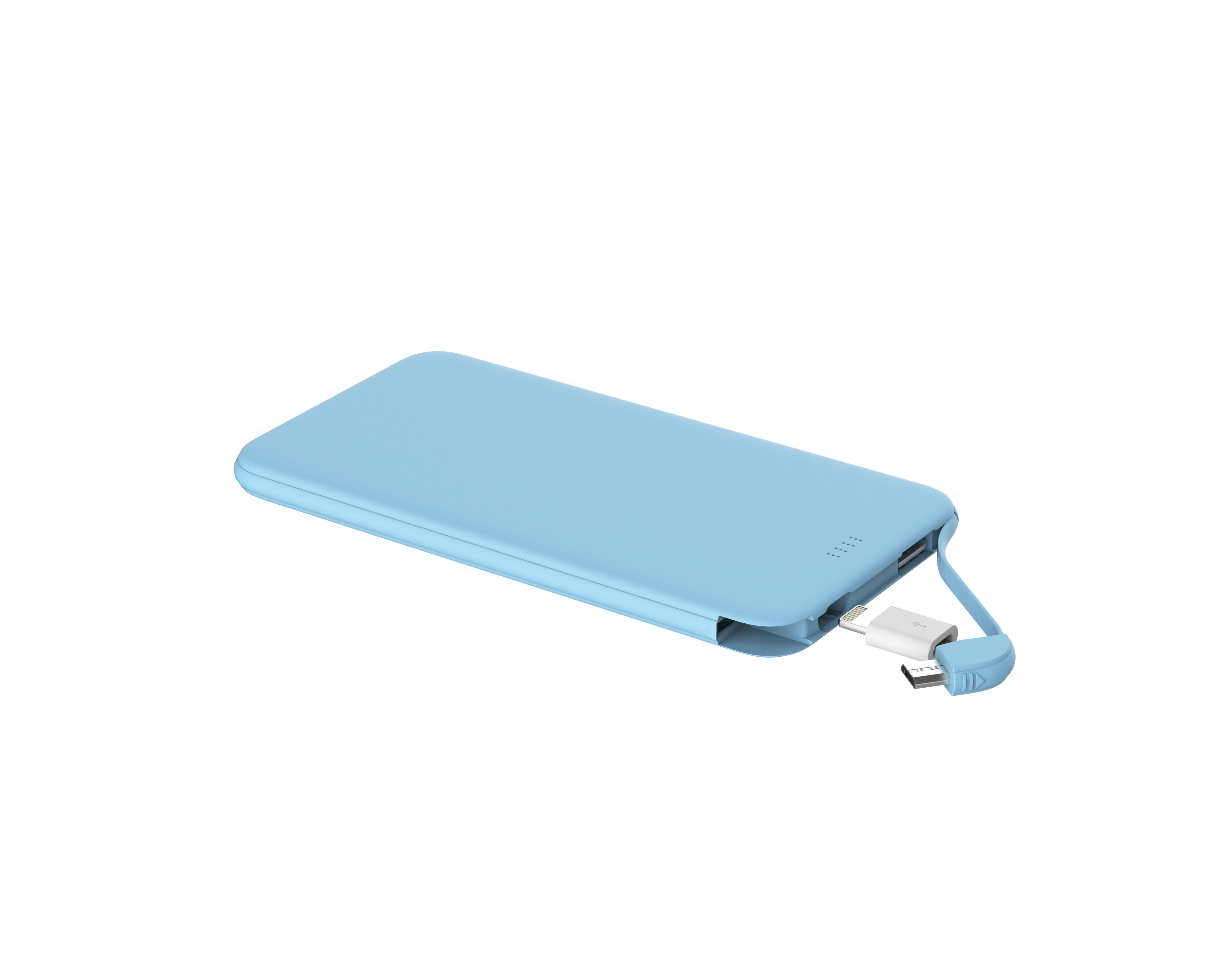 Buy Wholesale China 5000mah Power Bank Ultra Thin Built In Cables ...