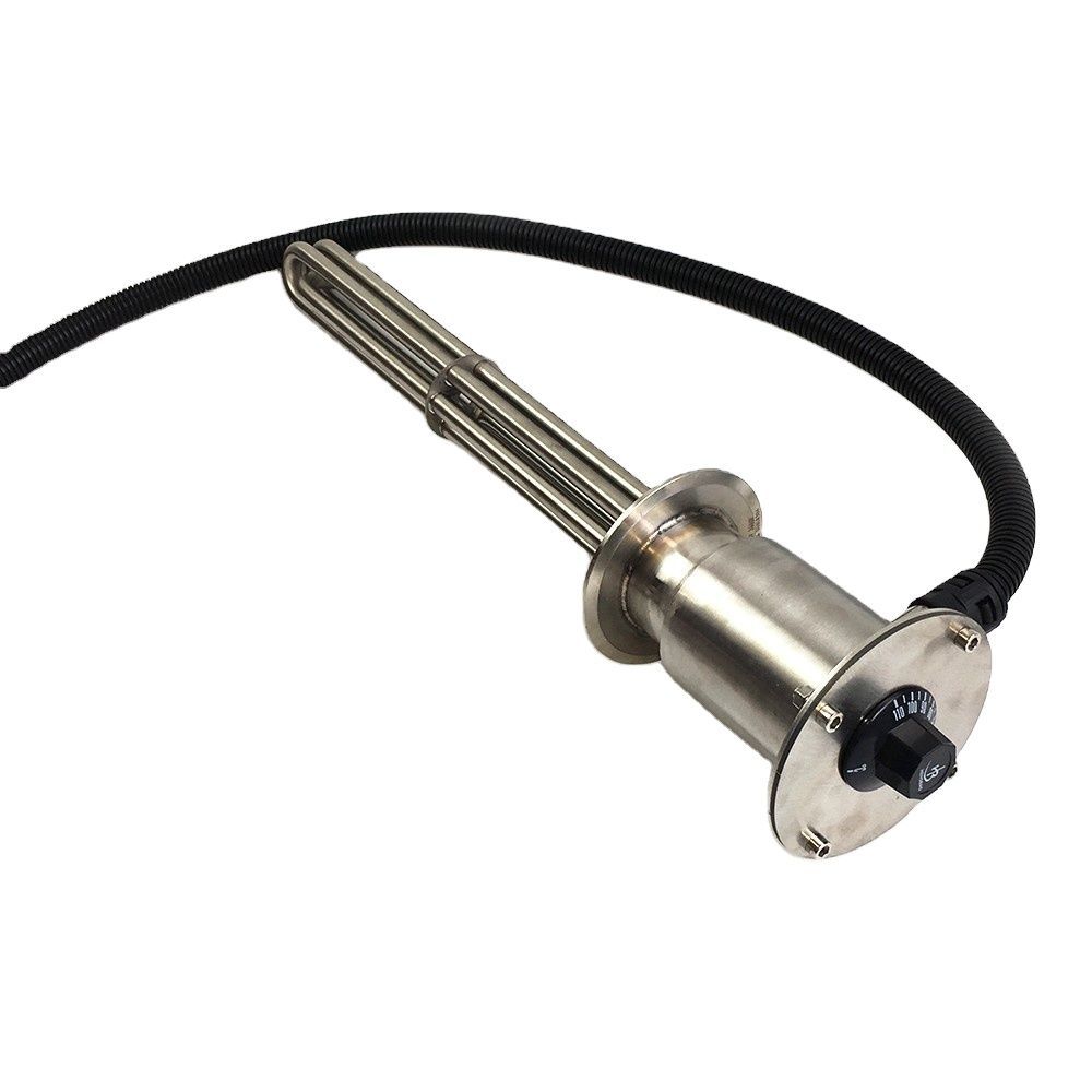 12kw 15kw 18kw Or Customized Stainless Steel Industrial Flanged Electric Oil Heating Element ...