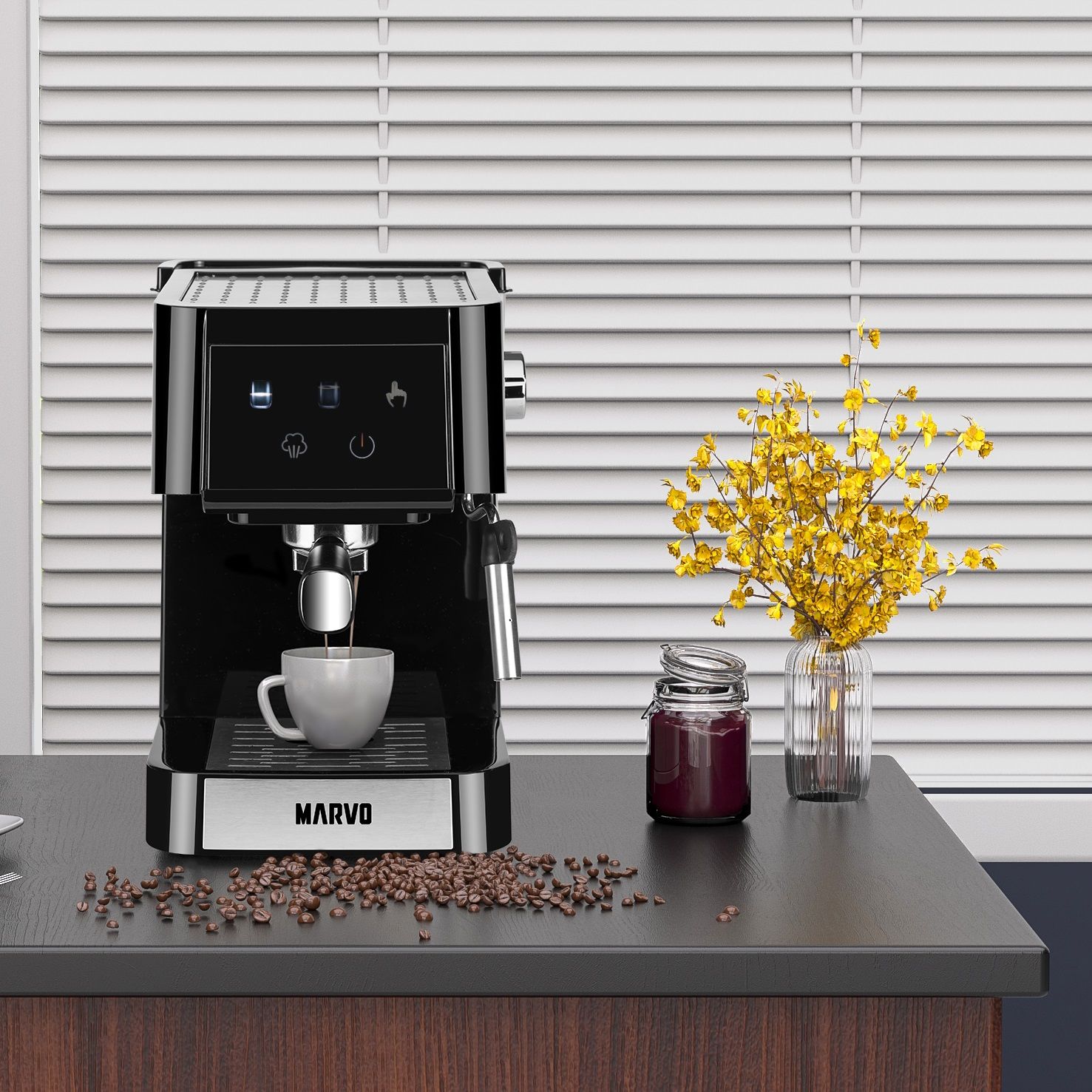 Buy China Wholesale Wholesale 1.5l Cappuccino Latte Coffee Machines ...