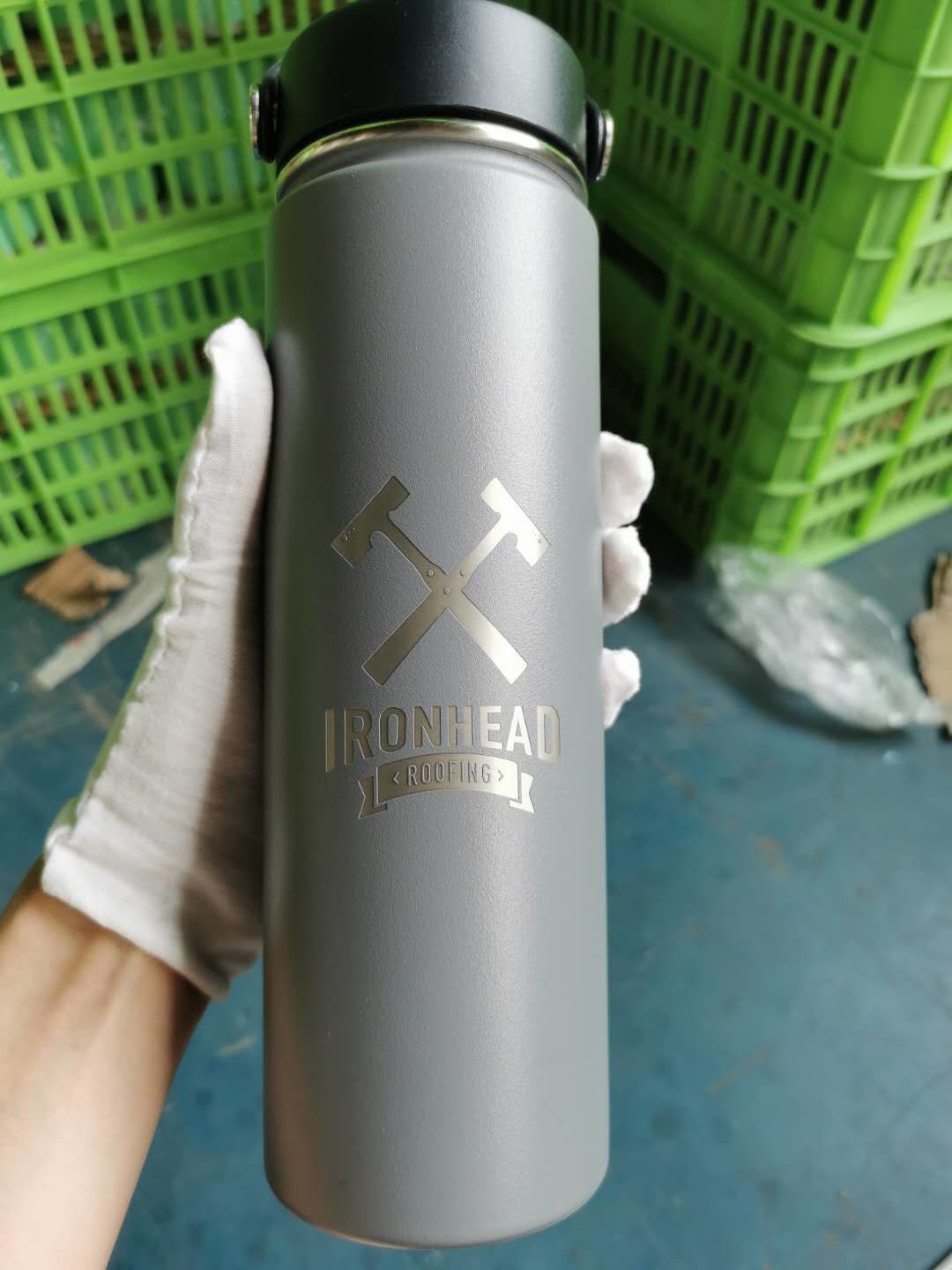 Stainless Steel Bottle Aqua Flask Double Wall Thermos Insulated Drink ...