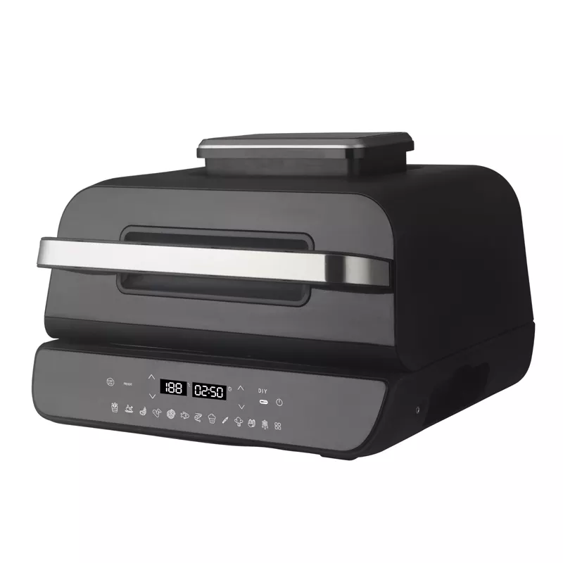 Multi-functional 6l Smart Indoor Smokeless Grill Air Fryer Electric ...