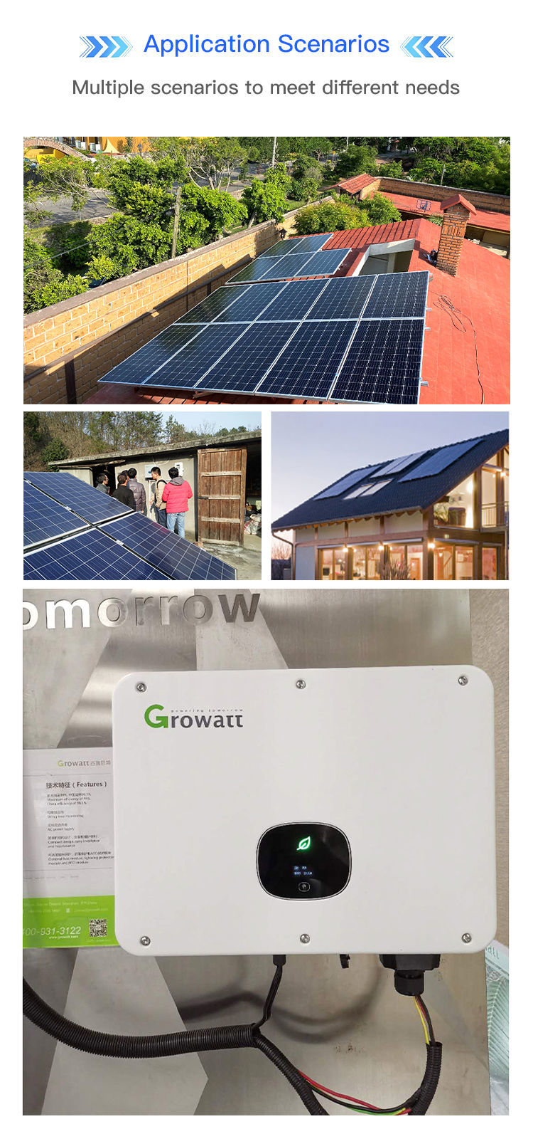 Buy Wholesale China Growatt Solar Energy System Mod5-40kw 230v 3phase ...