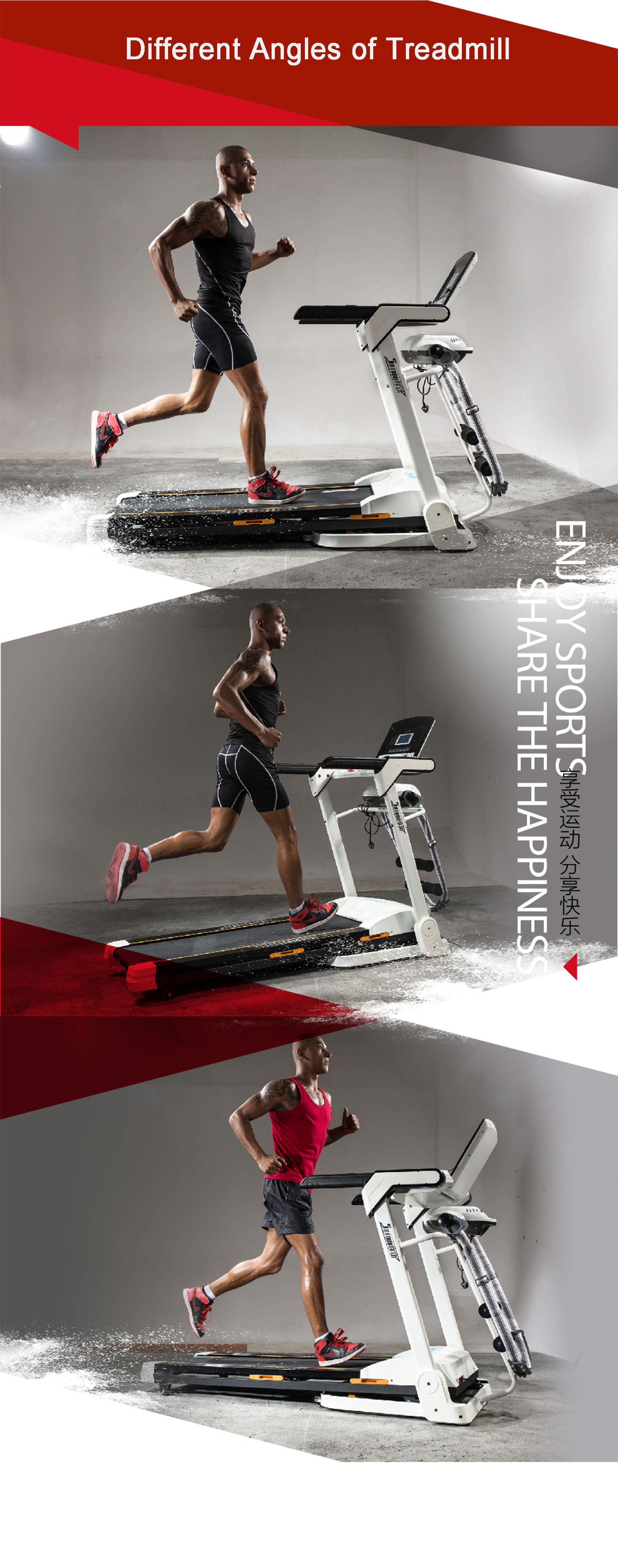 Buy Wholesale China Home Gym Walking Exercise Treadmill Online For Sale ...