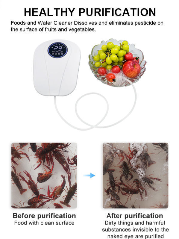 Buy Wholesale China 20m Anion Family Use Fruit&vegetable Meat Purifier ...