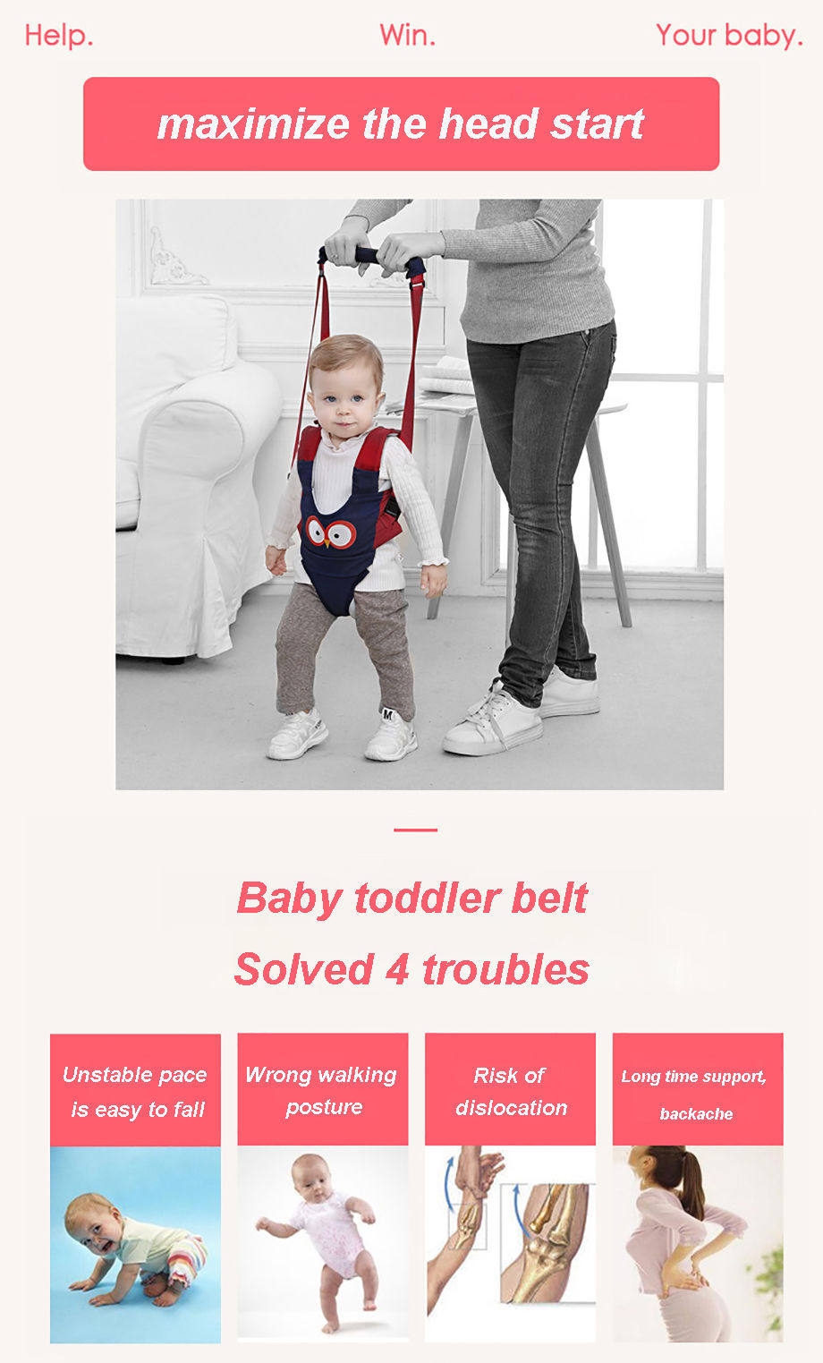 Buy Wholesale China Multifunctional Breathable Baby Walking Harness ...