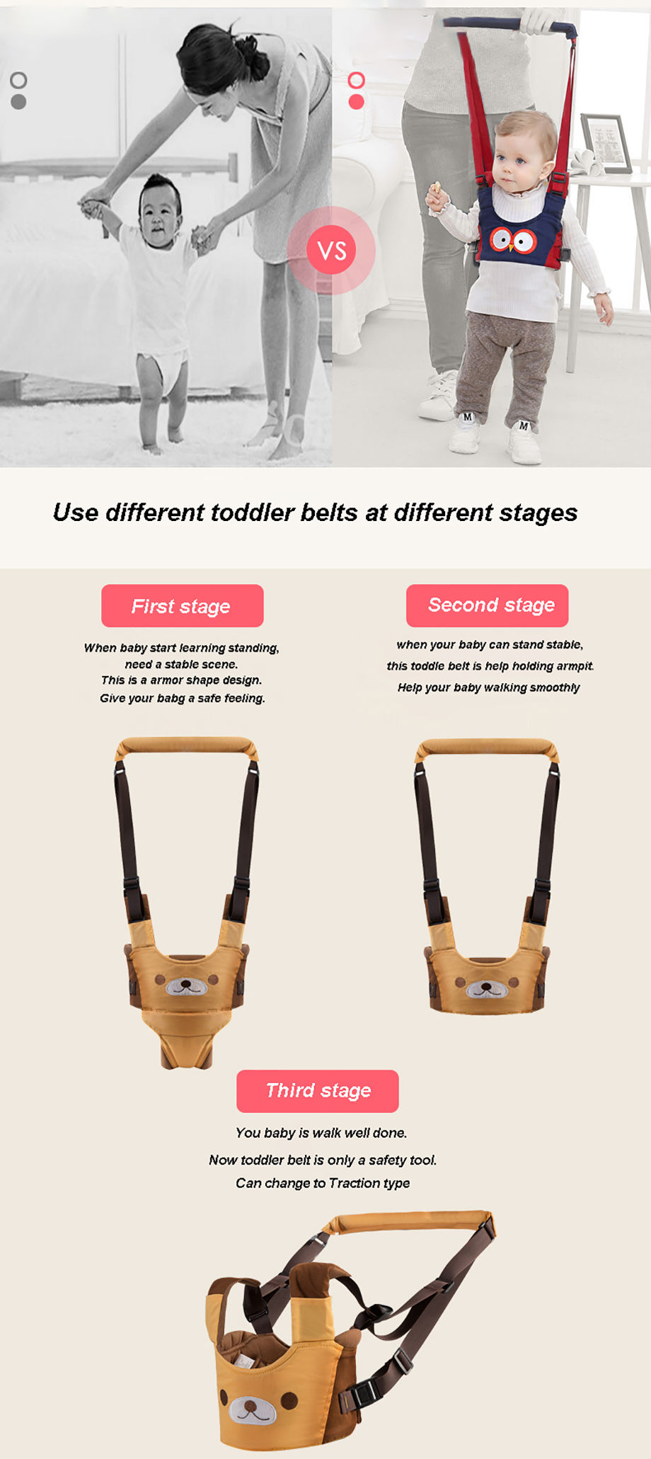 Buy Wholesale China Multifunctional Breathable Baby Walking Harness ...