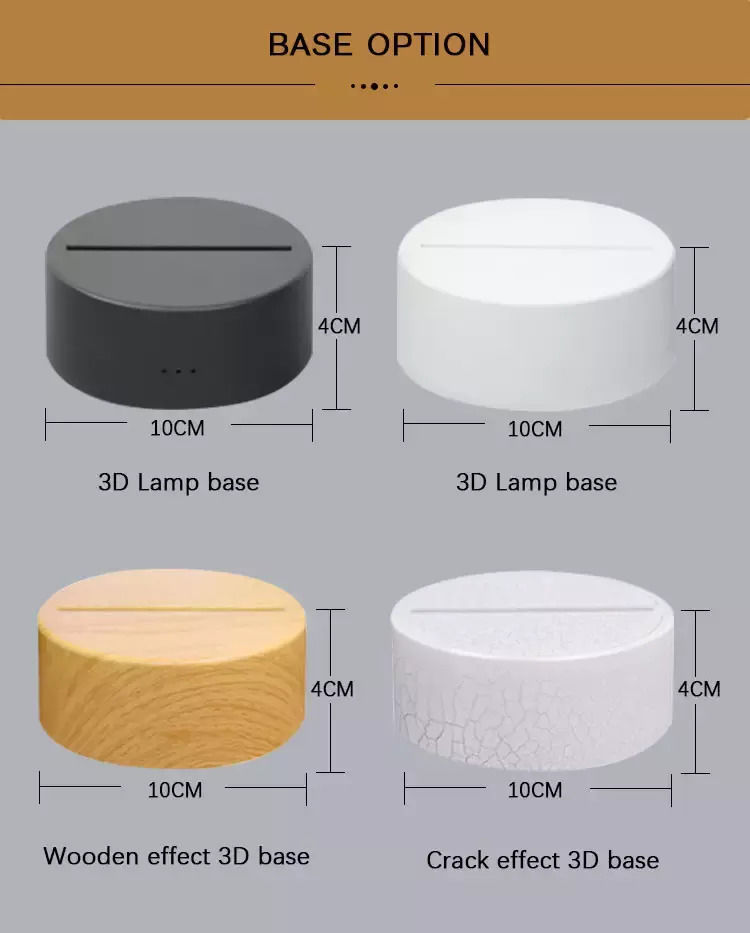 Message Board Night Light, 3d Effect Acrylic Decoration Led Illusion ...