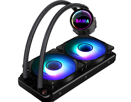 Buy Wholesale China Sama Rgb Glow Cpu Watercooler Led Liquid Cooling ...