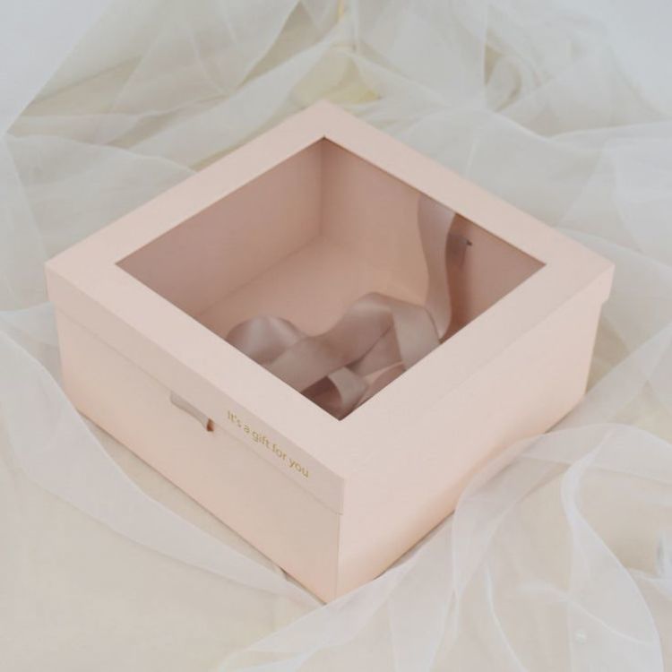 Buy Wholesale China 24x24x12 Cm Cardboard Gift Box Flower Paper Box ...