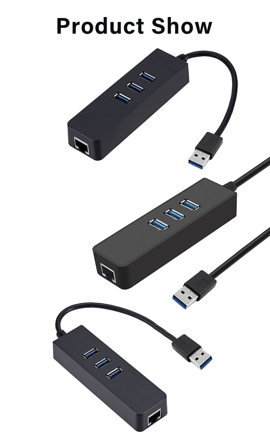 Gs Aluminum Hub Adapter With High Speed And Quality Support 1000m Usb 3 ...