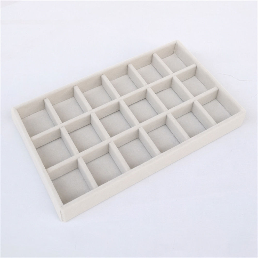 Wholesale Velvet Fabrics Jewelry Storage Display Trays Stackable ...