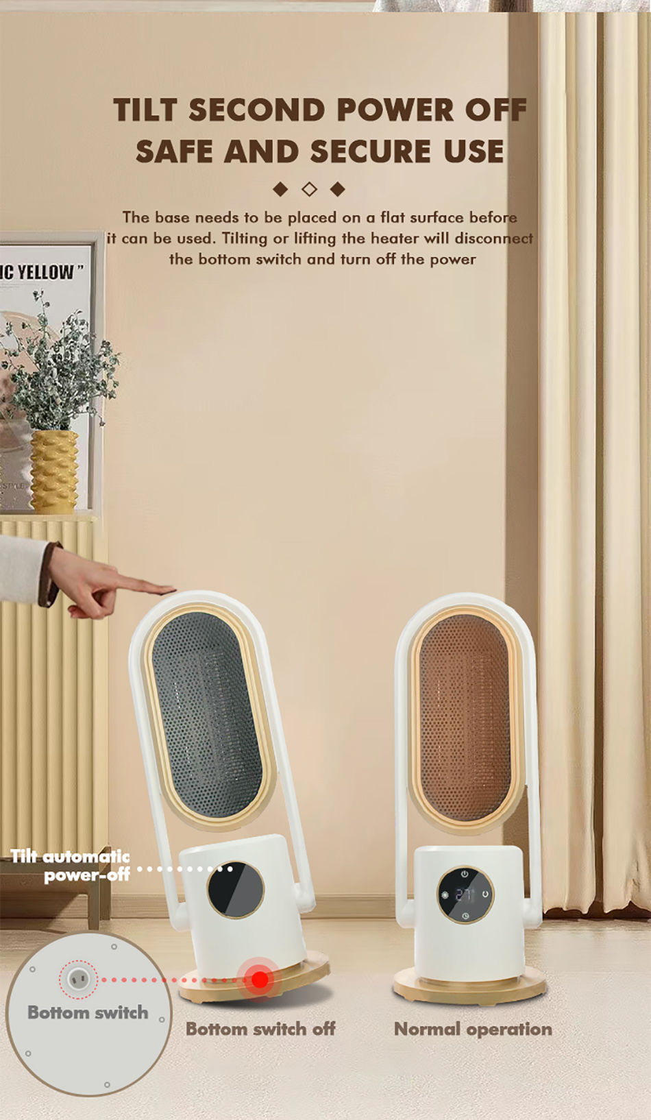 Buy Wholesale China 1500w Large Space Warm Ptc Ceramic Heating ...