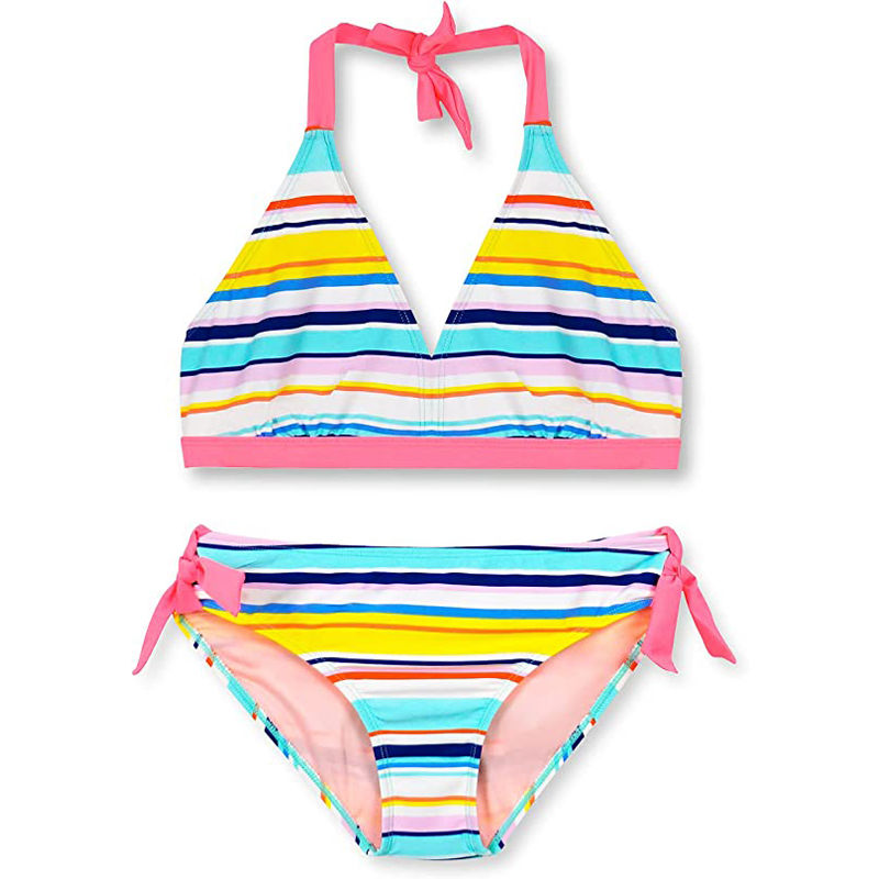 Bulk Buy China Wholesale Lrx Factory Kid Girls Halter Bikini Set 2 ...