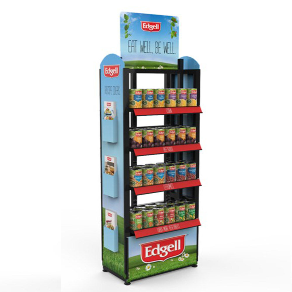 Oem Customize Pop Pos Pasta Sauce Food Display Rack Snack Display Stand ...