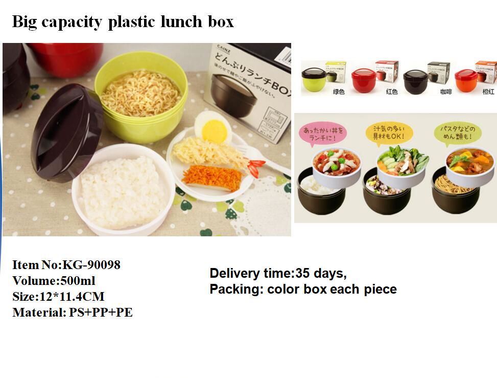 Buy Wholesale China Double Layer Plastic Bento Lunch Box With Spoon And ...