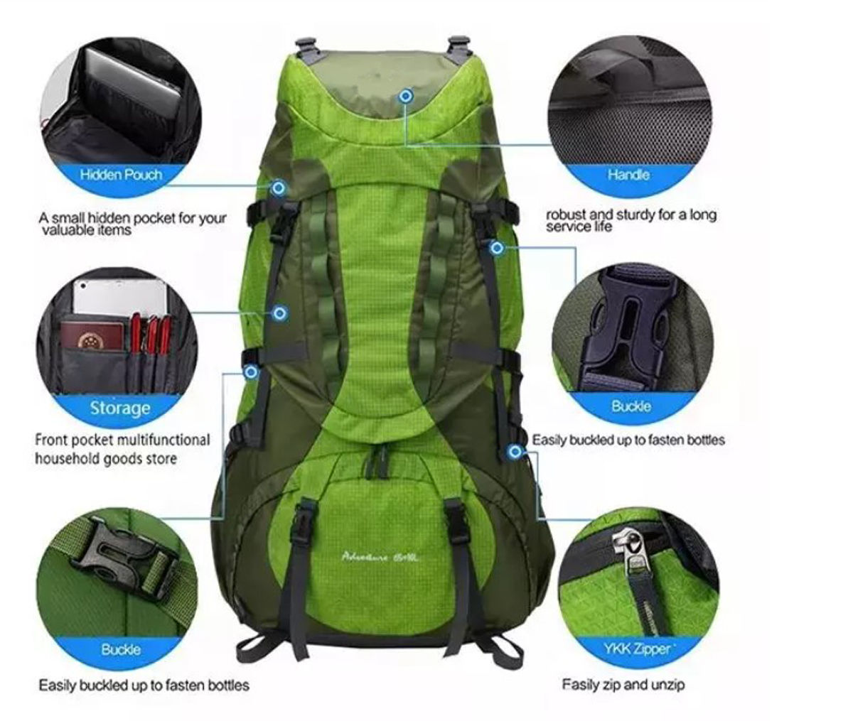 Buy Wholesale China Wholesaler Nylon Outdoor Travel Trekking Backpack ...