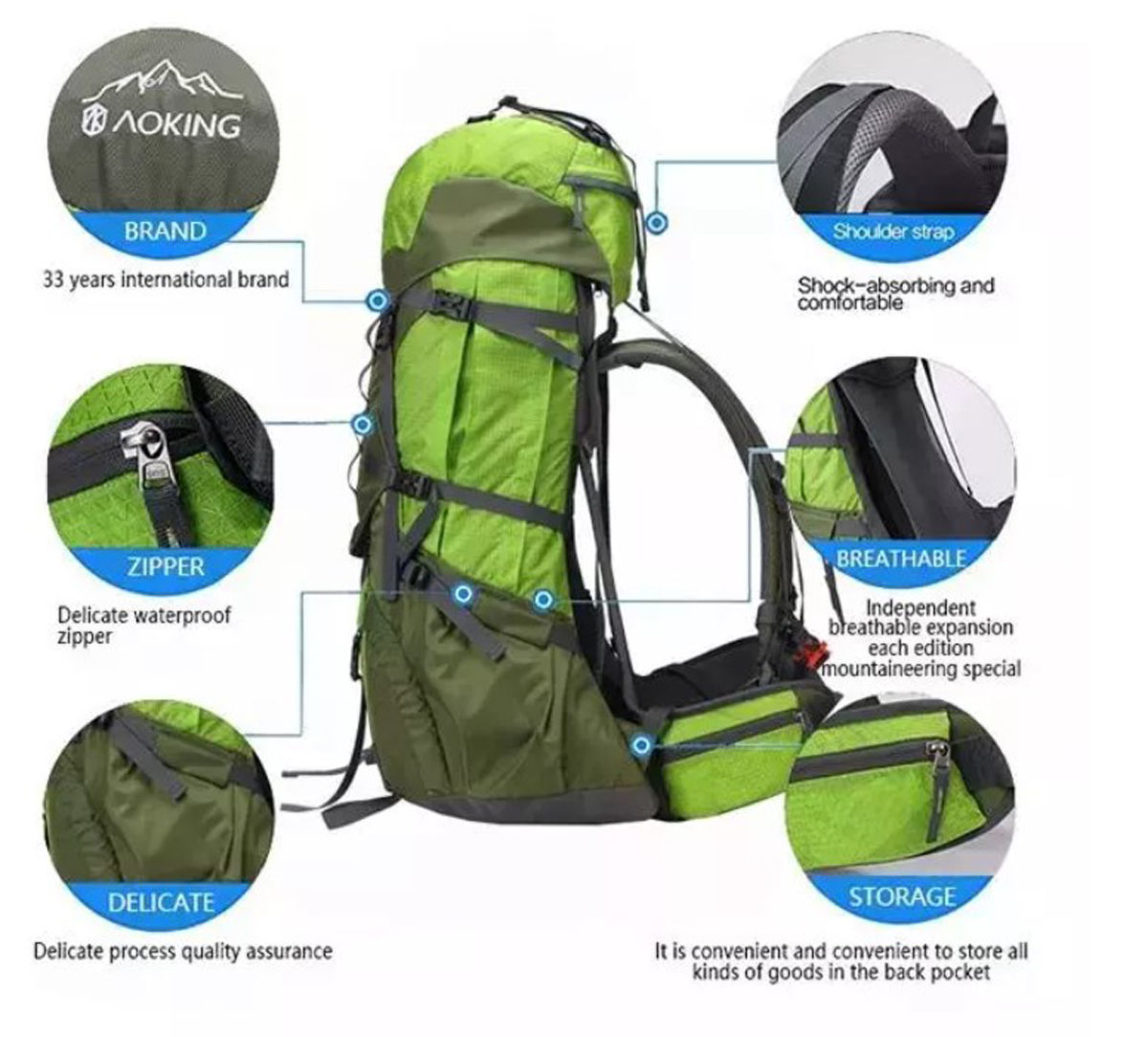 Buy Wholesale China Wholesaler Nylon Outdoor Travel Trekking Backpack ...