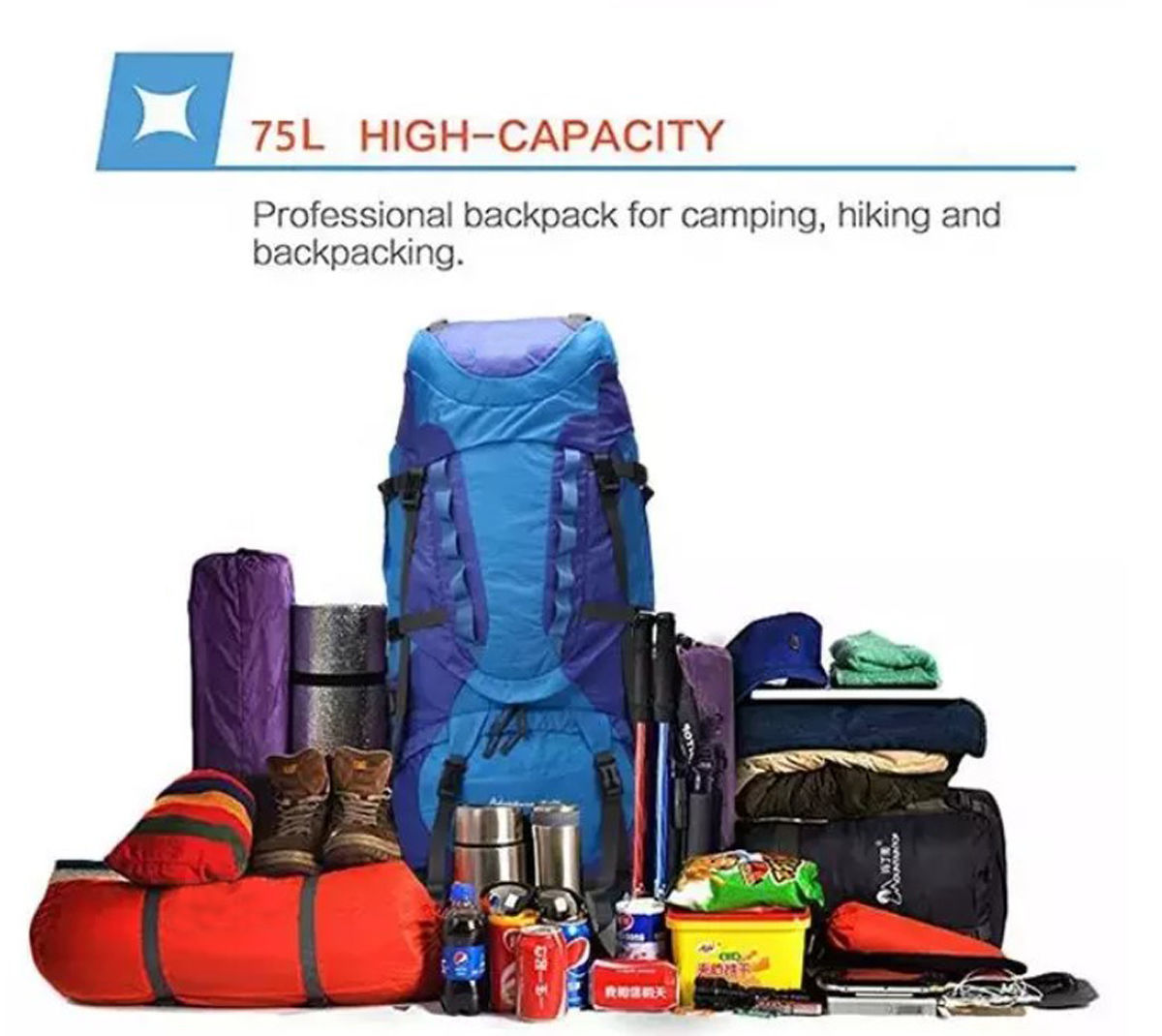 Buy Wholesale China Wholesaler Nylon Outdoor Travel Trekking Backpack ...