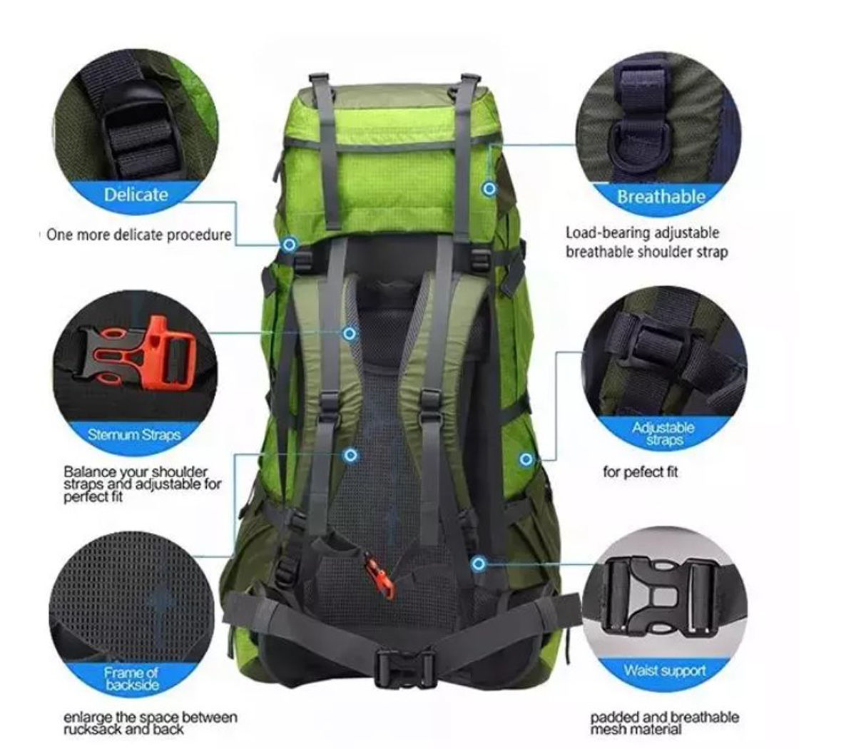 Buy Wholesale China Wholesaler Nylon Outdoor Travel Trekking Backpack ...