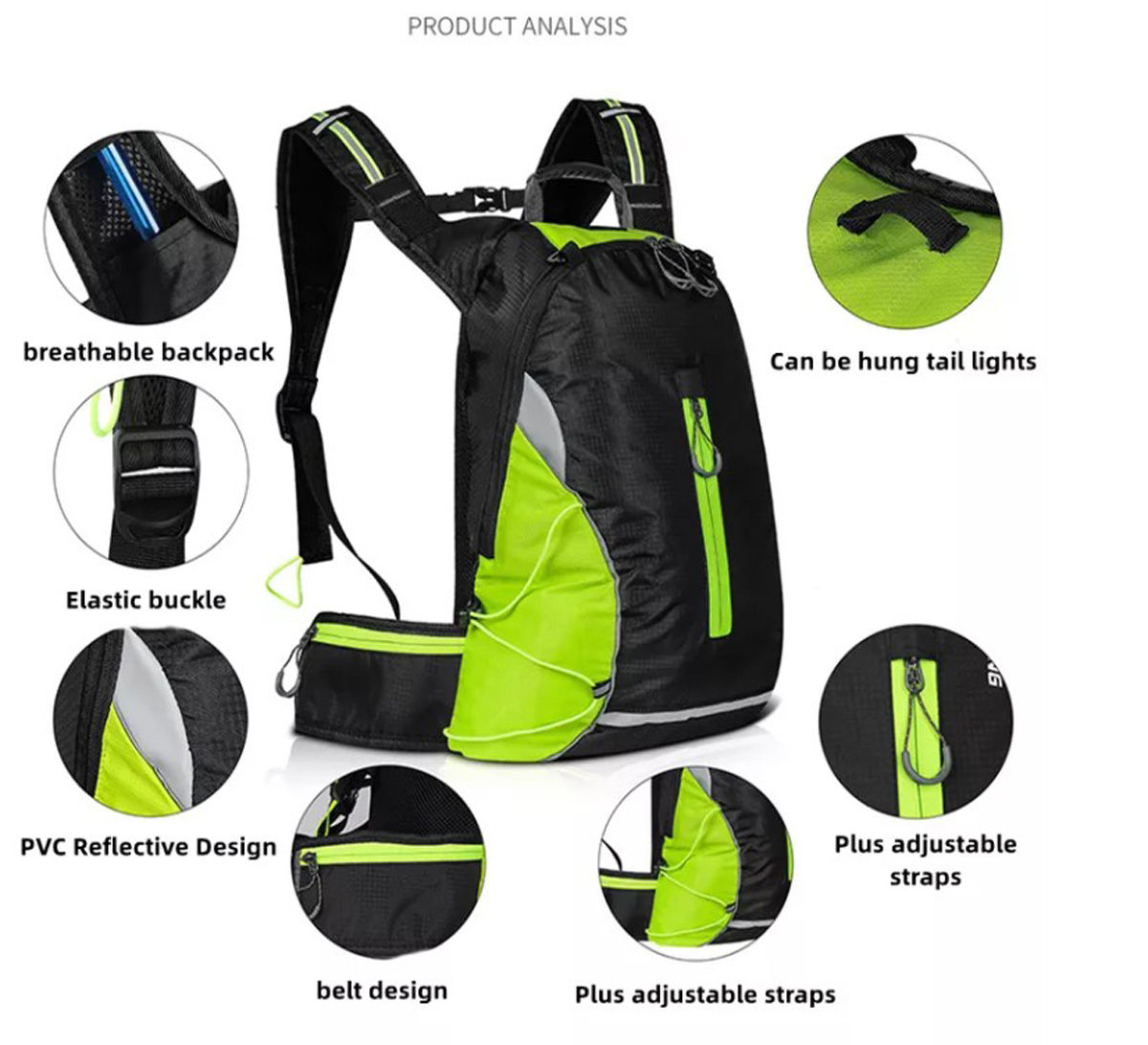 Buy Wholesale China Ultra Light Portable Folding Bag Breathable Hiking Backpack Hydration Bag ...
