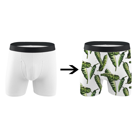 Wholesale White Sublimation Polyester Blank Boxer Men's Underwear ...