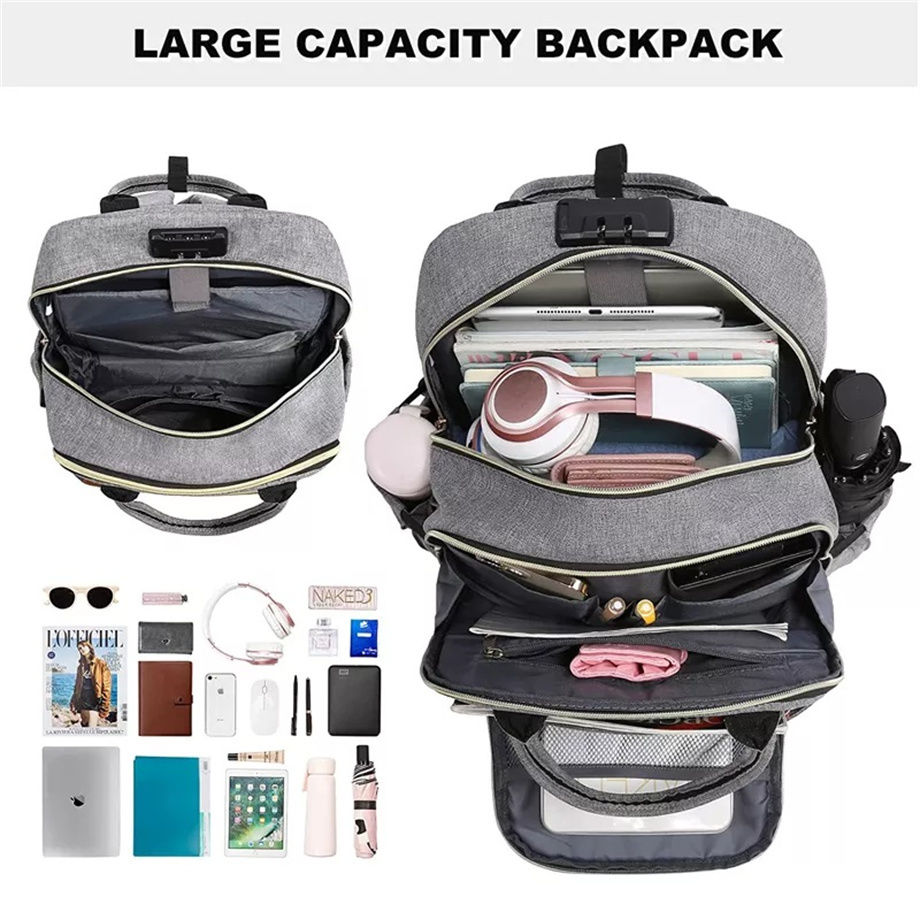 Buy Wholesale China Business Computer Purse Bags Usb Travel Backpack ...