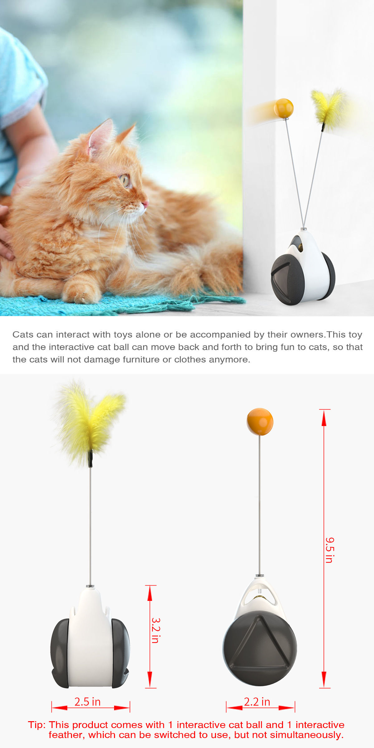 Buy Wholesale China Cat Coys-tumbler Swing Toys For Cats Kitten ...