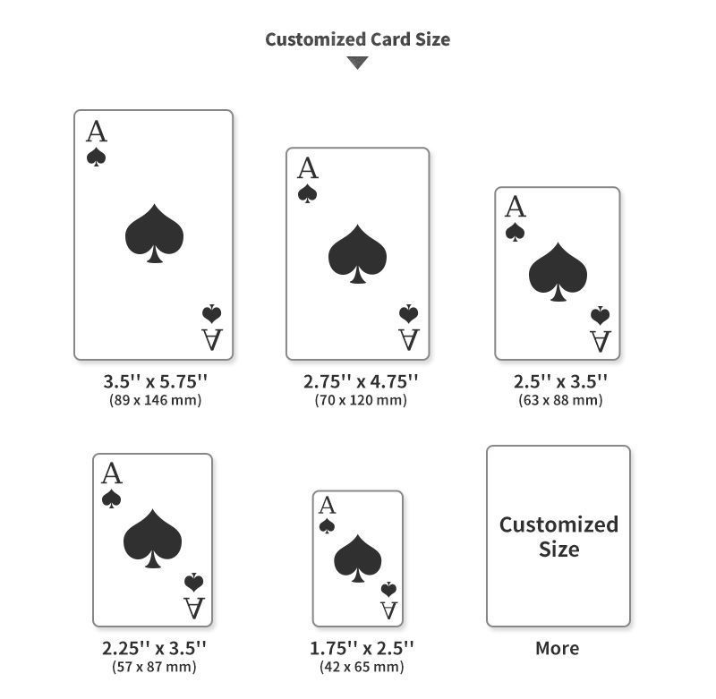 Custom Logo Size Shape Materials Printed Magic Waterproof Deck Paper ...